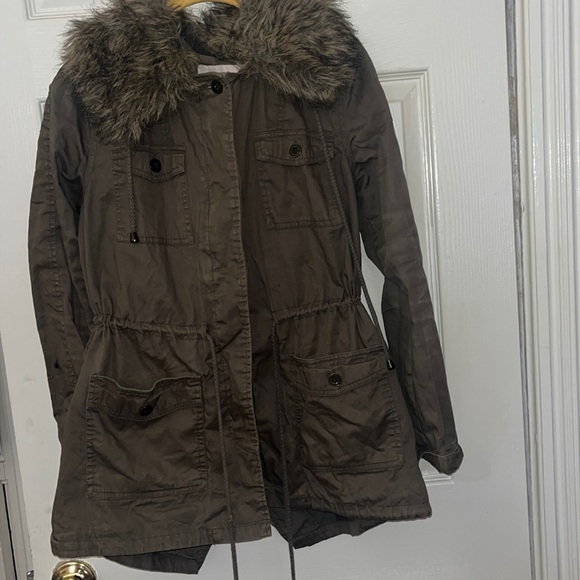 Jackets & Coats | Cute Army Green Lightweight Jacket | Poshmark